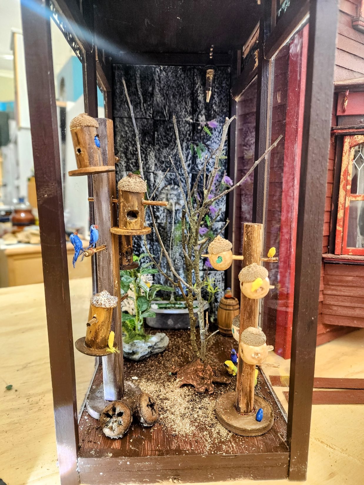 A 12th scale aviary in the making. - Miniature Time Traveller